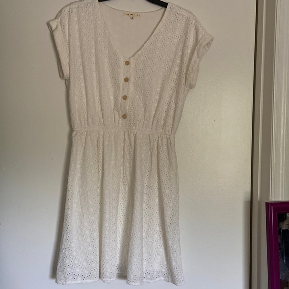Copper Key | Dresses | Copper Key White Eyelet Dress | Poshmark